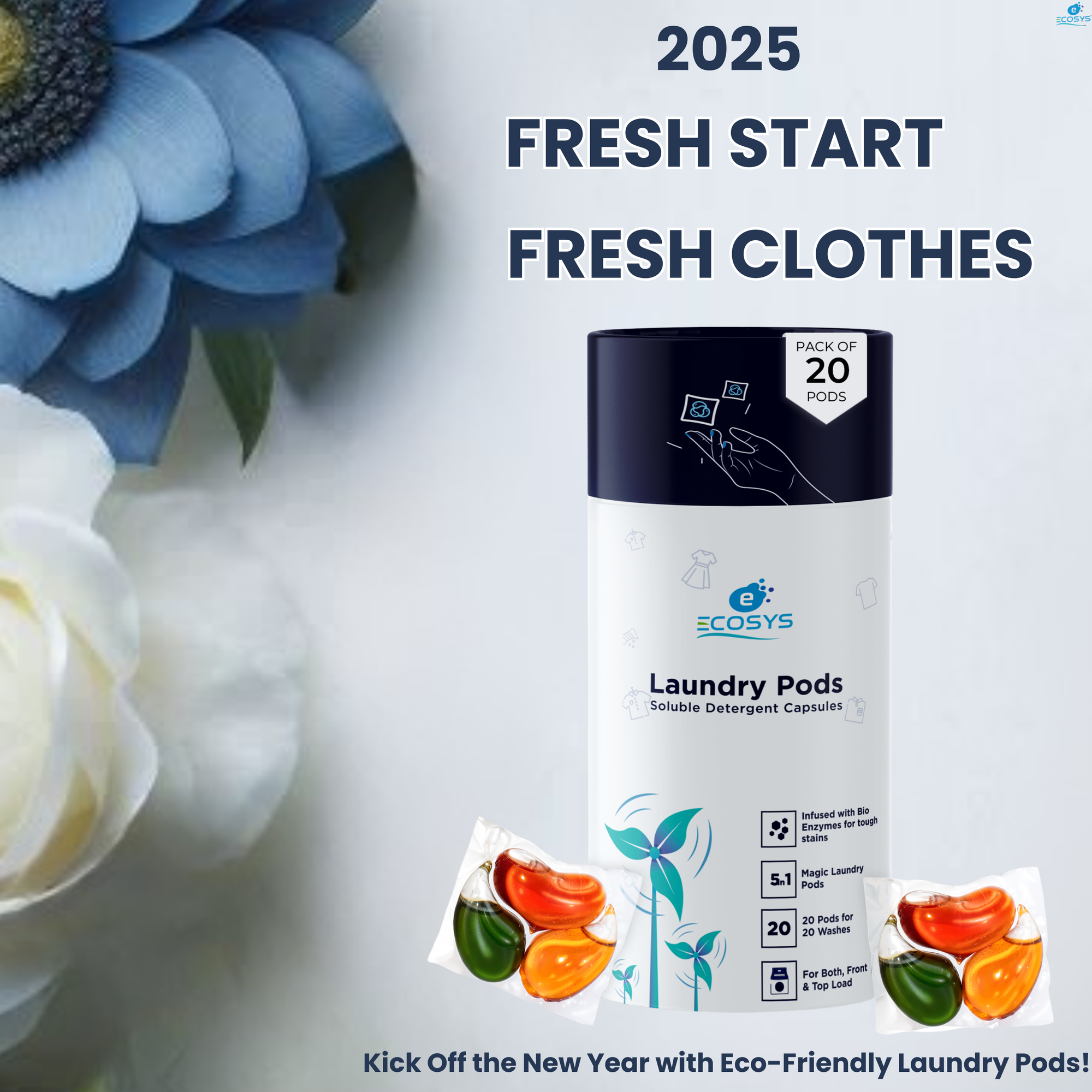 Ecosys 100% water-soluble capsule cleaners – Ecosys Cleaners